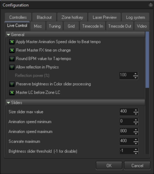The Configuration Dialog Box [Complete Help Docs]
