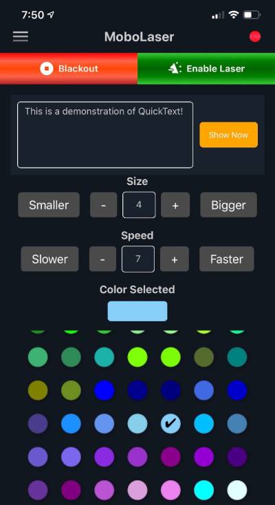 MoboLaser™ application for mobile phones [Complete Help Docs]